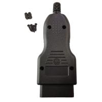 China OBD2 16Pin Gourd Shaped Housing Male Connector Plug Adapter for All Car Models for sale