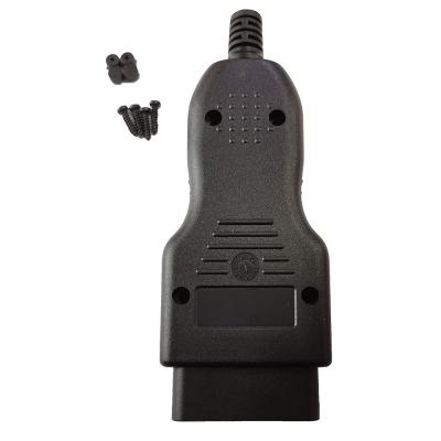 China OBD2 16Pin Gourd Shaped Housing Male Connector Plug Adapter for All Car Models for sale