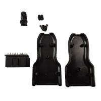 China OBD2 16Pin Gourd Shaped Housing Male Connector Plug Adapter for All Car Models for sale