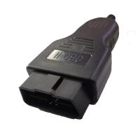China OBD2 16Pin Gourd Shaped Housing Male Connector Plug Adapter for All Car Models for sale