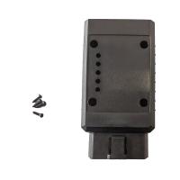 China OBD2 Elm327 Housing with Outlet Hole 16 Pin Gold Plated Male Diagnostic Tool for sale