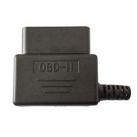 China OBD2 Male Connector 16pin J1962 Concealed Buckle Housing with Wire Exit Hole for sale