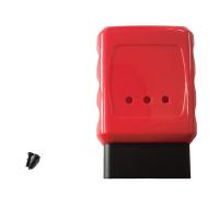 China OBD2 Folded Male With OBD2 Car Label Red Shell for sale