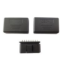 China OBD2 Concealed Buckle Housing OBD2 Counterfoil Male Plug for sale