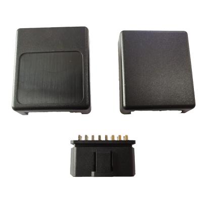 China Car Diagnostic OBD2 16Pin Plug Connector With Black Concealed Buckle Shell for sale