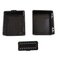 China Car Diagnostic OBD2 16Pin Plug Connector With Black Concealed Buckle Shell for sale