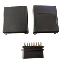 China Gold Plated Bent Pin Female OBD2 Connector Housing 16 Pin Diagnostic Tool for sale