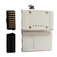 China OEM OBDII 16 Pin Gold Plated Bent Pin Male Connector with Assembled Female OBD2 Housing for sale