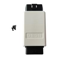 China OEM OBDII 16 Pin Gold Plated Bent Pin Male Connector with Assembled Female OBD2 Housing for sale