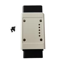 China OEM OBDII 16 Pin Gold Plated Bent Pin Male Connector with Assembled Female OBD2 Housing for sale