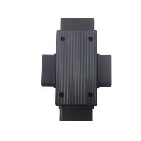China OBD2 Power Converter 1 to 3 with 2 USB Ports Custom Pinout Black PA66 ABS for sale