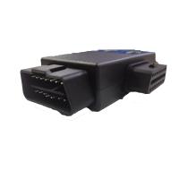 China OBD2 Power Converter 1 to 3 with 2 USB Ports Custom Pinout Black PA66 ABS for sale