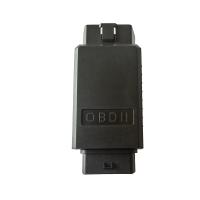 China OBD2 Connector Enclosure Black Housing Gold Plated Male Bend Pin Nickel Plated Female 16 Pin for sale