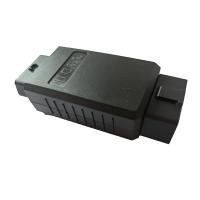 China OBD2 Connector Enclosure Black Housing Gold Plated Male Bend Pin Nickel Plated Female 16 Pin for sale