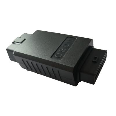 China Bent Pin Gold Plated OBD2 Connector Male Female Black Shell Custom Pinout 16 Pin for sale