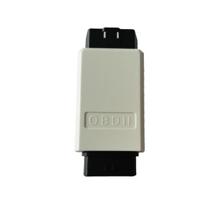 China OBD2 327 Double Opening Bent Pin Gold Plated Male Female White Assembled Housing 16 Pin for sale