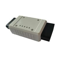 China OBD2 327 Double Opening Bent Pin Gold Plated Male Female White Assembled Housing 16 Pin for sale