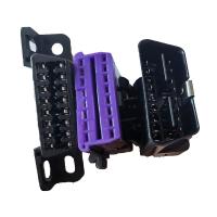 China 16 Pin Male to 2 Female OBD2 Diagnostic Cable 15cm for Volkswagen Vehicles with Custom Pin-Out Options for sale