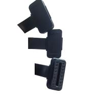 China Flat OBD2 16-Pin 1 Male to 3 Female Diagnostic Cable 50cm - Universal Vehicle Compatibility for sale