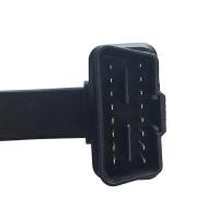 China Flat OBD2 16-Pin 1 Male to 3 Female Diagnostic Cable 50cm - Universal Vehicle Compatibility for sale