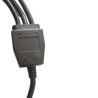China 0.5M OBD2 Y Cable Assembly - One Male to Three Female Splitter for Automotive Diagnostic Tools for sale