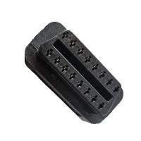 China 16-Pin OBD2 Y-Cable Extension with 1 Male to 2 Female Elbow Connectors, 50cm Length for Automotive Diagnostics for sale