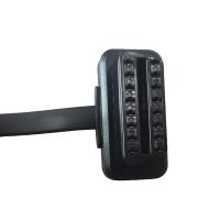 China OBD2 T Splitter Diagnostic Cable 60cm Flat Extension with Custom Pin Configuration for Automotive Industry for sale