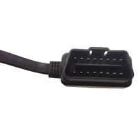 China OBD2 T Splitter Diagnostic Cable 60cm Flat Extension with Custom Pin Configuration for Automotive Industry for sale