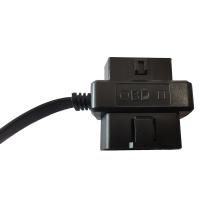 China OBD2 T Splitter Diagnostic Cable 60cm Flat Extension with Custom Pin Configuration for Automotive Industry for sale