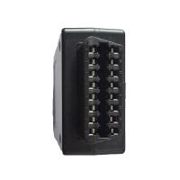 China Multiport 3 In 1 OBD2 Plug Adapter Extender Black Color 16 Pin for sale