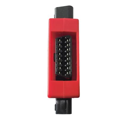 China 16 Pin OBDII 1 Male to 3 Female Splitter Converter Red Diagnostic Adapter for sale