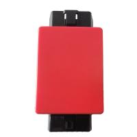 China 16 Pin OBDII 1 Male to 3 Female Splitter Converter Red Diagnostic Adapter for sale