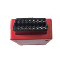China 16 Pin OBDII 1 Male to 3 Female Splitter Converter Red Diagnostic Adapter for sale