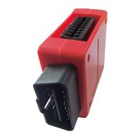 China 16 Pin OBDII 1 Male to 3 Female Splitter Converter Red Diagnostic Adapter for sale