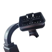 China OBD2 16 Pin Male to 3 Female Flat Ribbon Splitter Extension Cable 50cm for sale