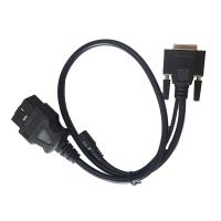 China 60cm OBD2 to DB15 Extension Cable with PA66 ABS PVC Construction for Automotive Diagnostics for sale