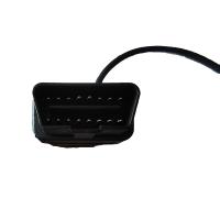 China 30cm Black OBD II Diagnostic Cable 16-Pin Male to Female Connector for Buick Vehicles for sale