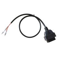China OBD2 Female Automotive Diagnostic Cable with 4.0 Bullet Holder - 50cm Length, Custom Pin Assignment for sale