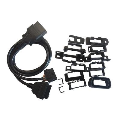 China 80cm OBDII Cable Splitter for Universal Car Diagnostics - 12V/24V Automotive Electrical Connector with Custom Pin-out for sale