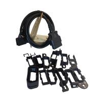 China 80cm OBDII Cable Splitter for Universal Car Diagnostics - 12V/24V Automotive Electrical Connector with Custom Pin-out for sale