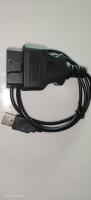 China OEM 16-Pin OBD2 to USB 2.0 Diagnostic Cable - 100cm Length with PA66/Brass Construction for Automotive Testing for sale