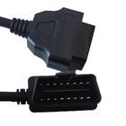 China 12V 24V OBD2 Splitter Cable - 16 Pin Male to 3 Pin Female 50cm Diagnostic Cable for Toyota Buick Kia for sale