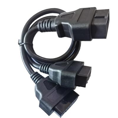 China 3ft OBD2 Y Splitter Extension for Diagnostic Tools - Connector Type OBD2 for sale