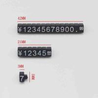 China Clear Plastic Price Tag Clip for Jewelry Displays 5x3mm for sale