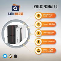 China Evolis Primacy2 Card Printer With 100 Card Feeder And Ribbon for sale