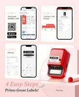 China NIIMBOT B21 Bluetooth Thermal Label Printer for Home and Business for sale