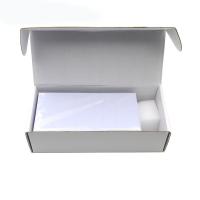 China White CR80 Blank PVC Cards Double Sided Printing For ID Badge Printers for sale