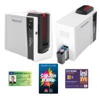 China CR80 Max Paper Size ID Card Printer Removable Waterproof Without Leaving Residue for sale