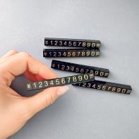 China L9*6mm 100set jewellery display price digital cube  Gold letters Black Background For Retail Shop display customizable for sale