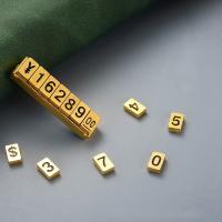 China Retail Jewelry Magnetic Metal Price Tag Cubes with Six / Five / Four Digit Number Display for sale